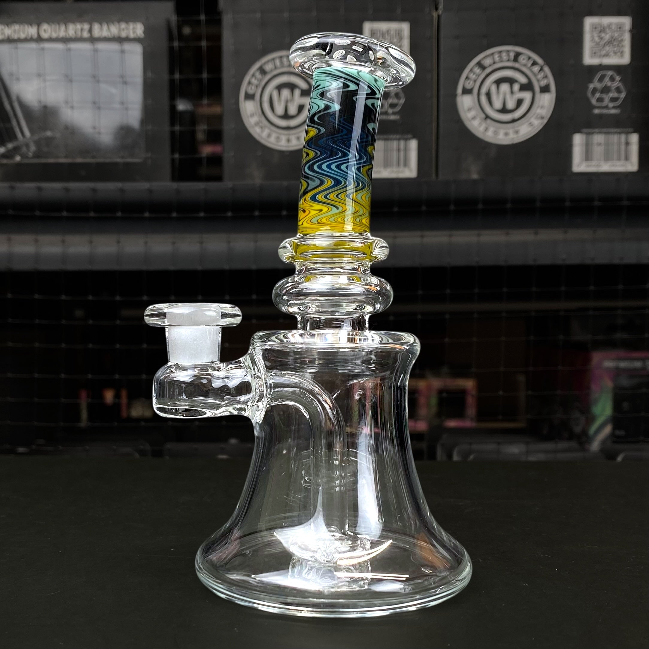 Mini Tube Dab Rig by Bhomb Bhomb Glass – Gee West Glass