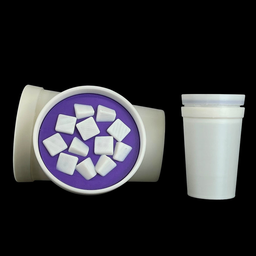 Double Cup Stash Container Jar – Gee West Glass