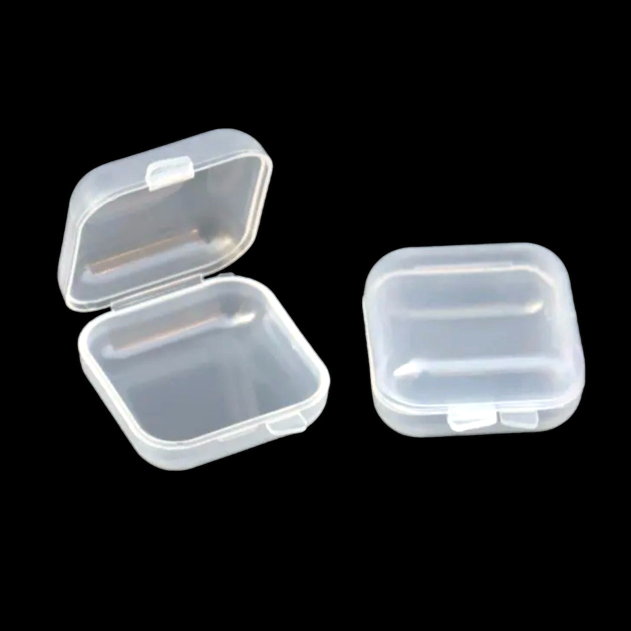Clear Mini Plastic Storage Container – Gee West Glass