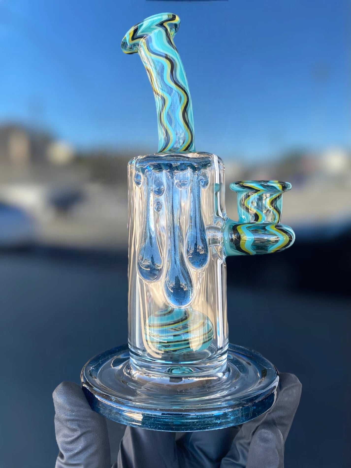 Wig Wag Donut Jammer by Uzzi Glass – Gee West Glass