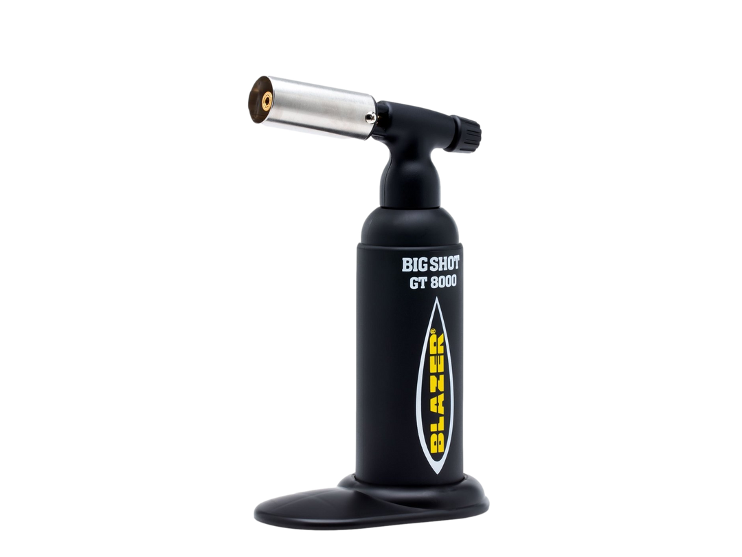 Blazer Big Shot Torch Lighter GT8000 - Black – Gee West Glass