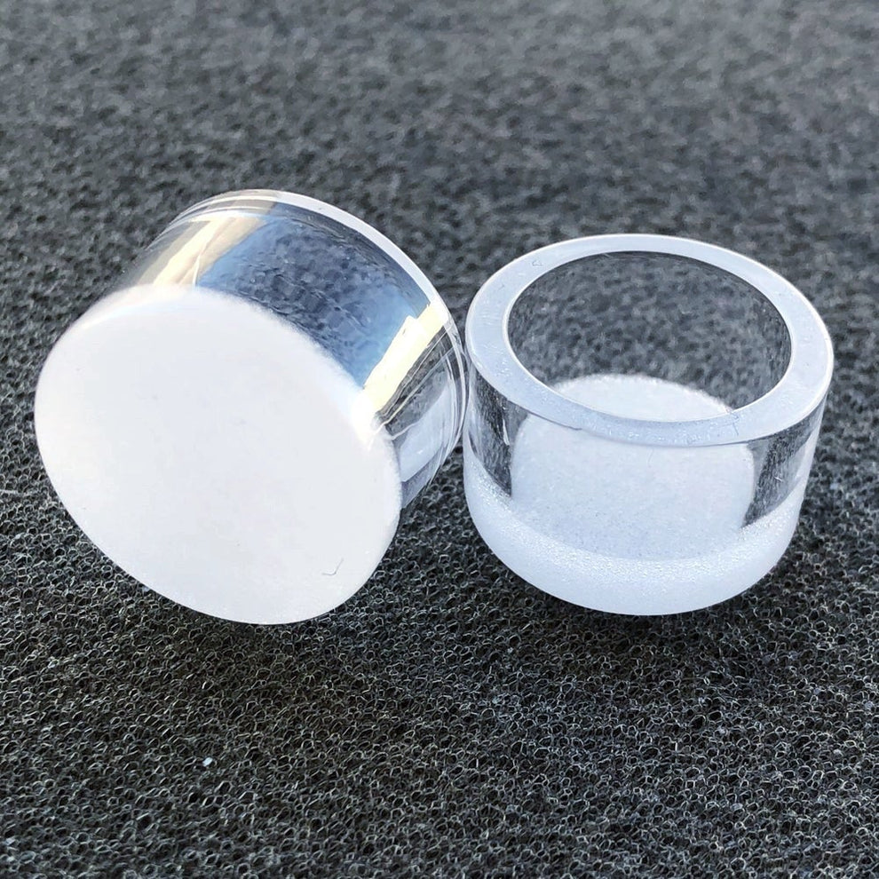 Quartz Opaque Bottom Insert for Bangers – Heat Retention Dab Insert (1 ...